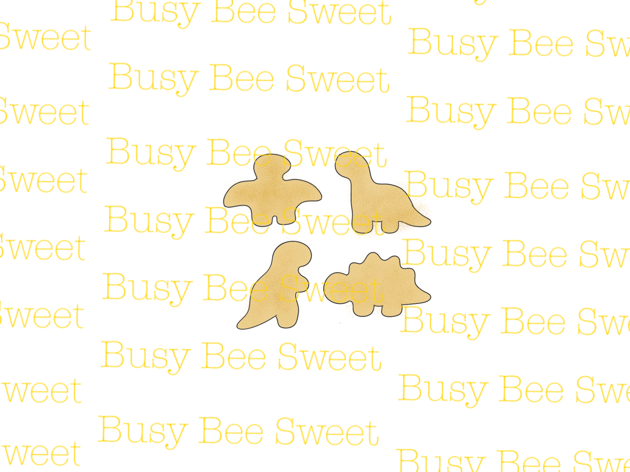Chicken Nugget Cutter- set of 4 minis – Busy Bee Sweet