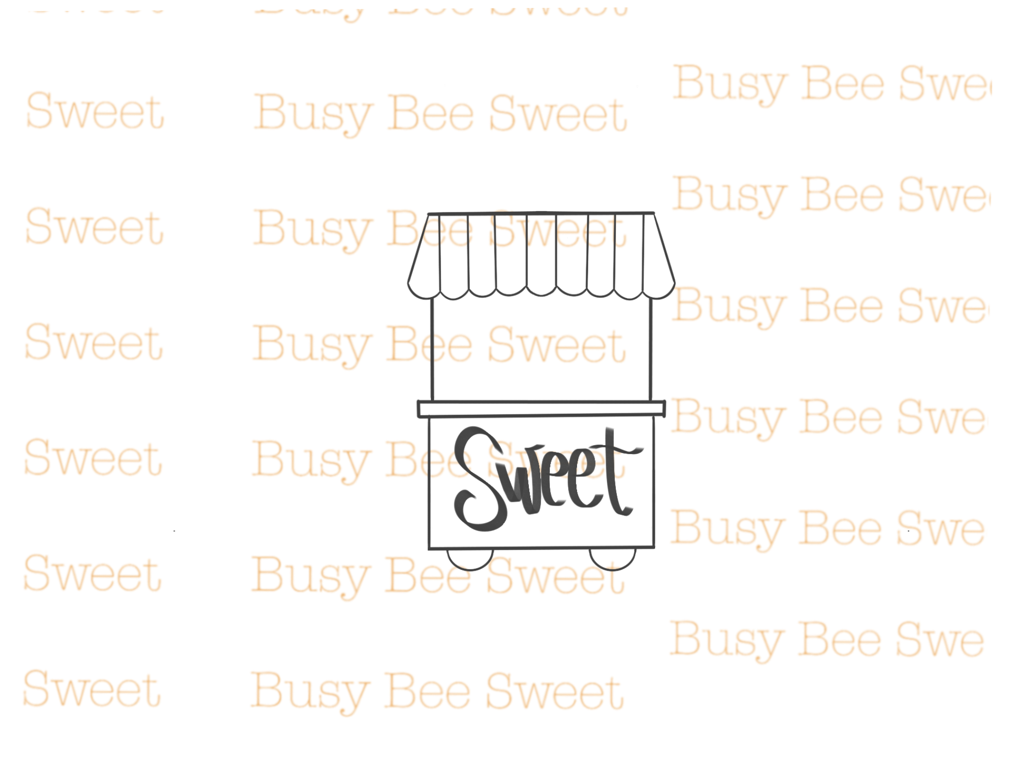 Candy Cart Cutter – Busy Bee Sweet