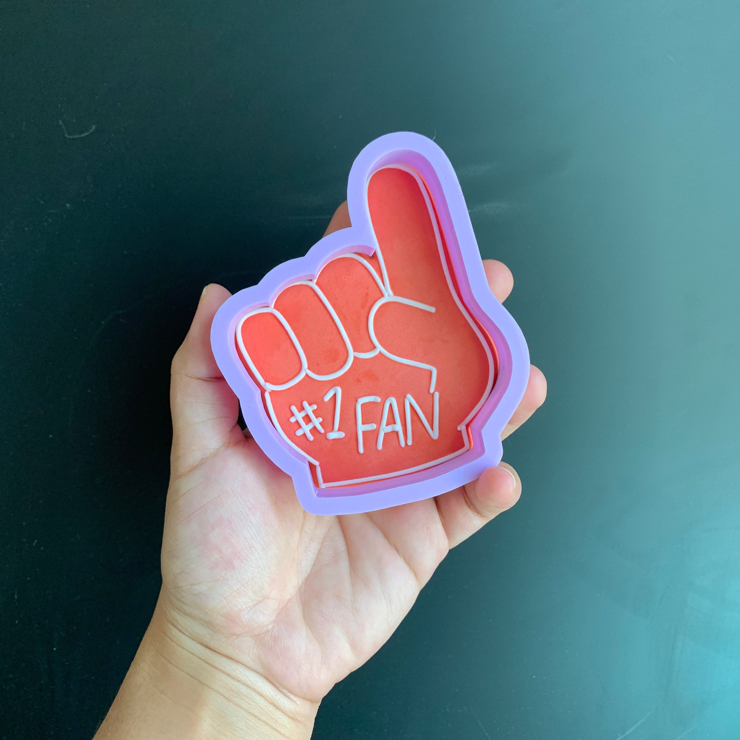 Foam Finger Cookie Cutter – Busy Bee Sweet